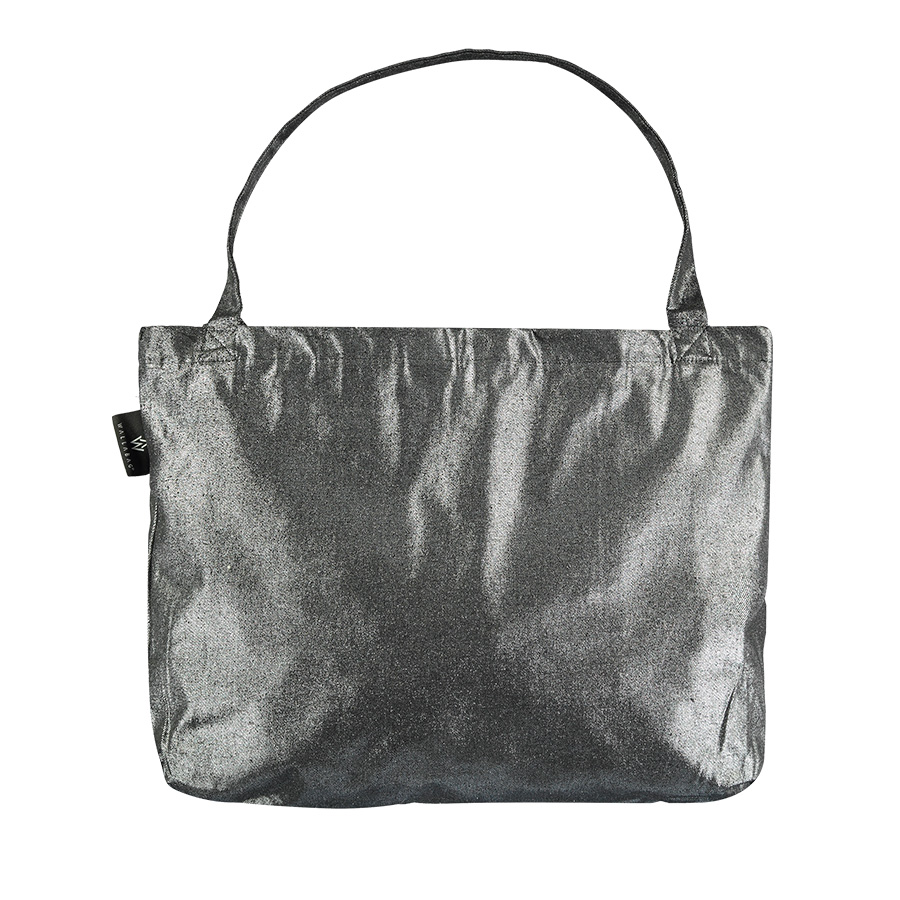 Wallabag Metallic Denim Silver Black - Wallabag